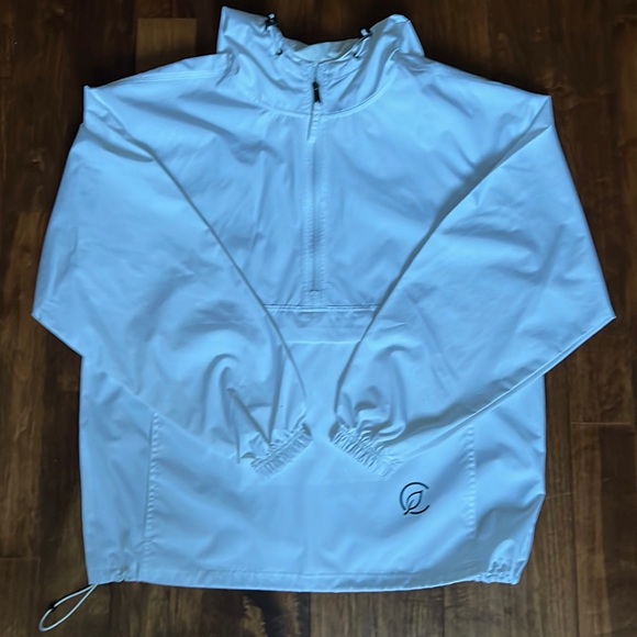 Champion | Jackets & Coats | White Champion Windbreaker With Curaleaf ...